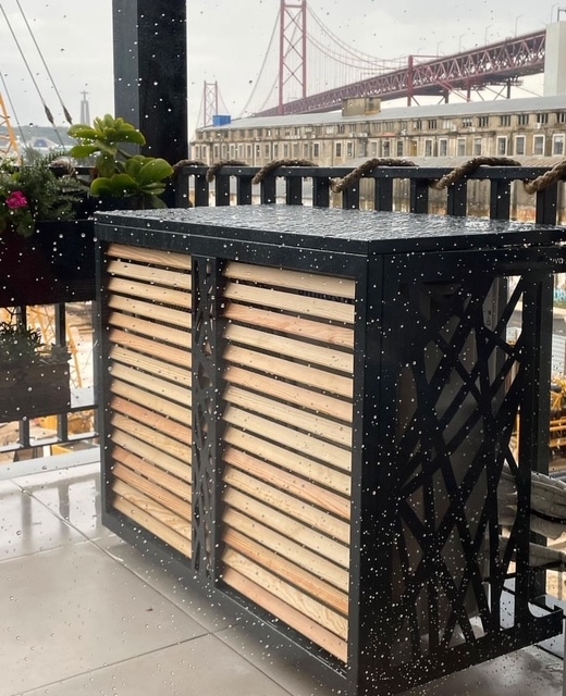 Modèle MIXTE Bois - Gris anthracite - Devaux SA